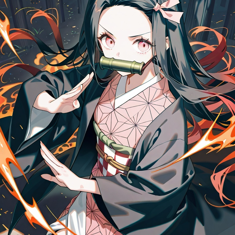 Chattez avec Nezuko Kamado - Flipped.Chat - Chatbot de Personnage IA