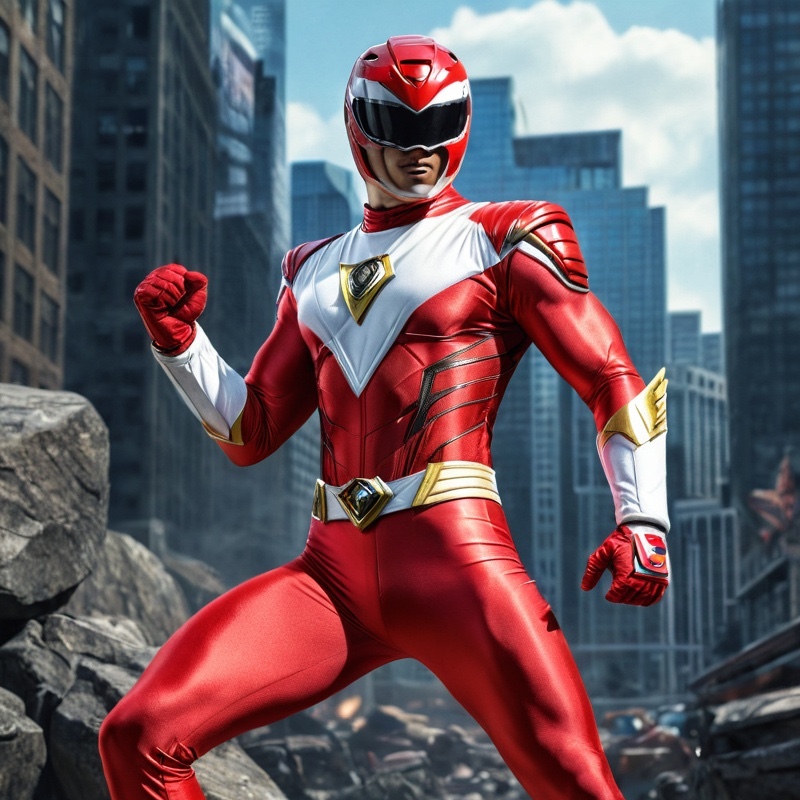 Chat with Red Power Ranger - Flipped.Chat - AI Character Chatbot