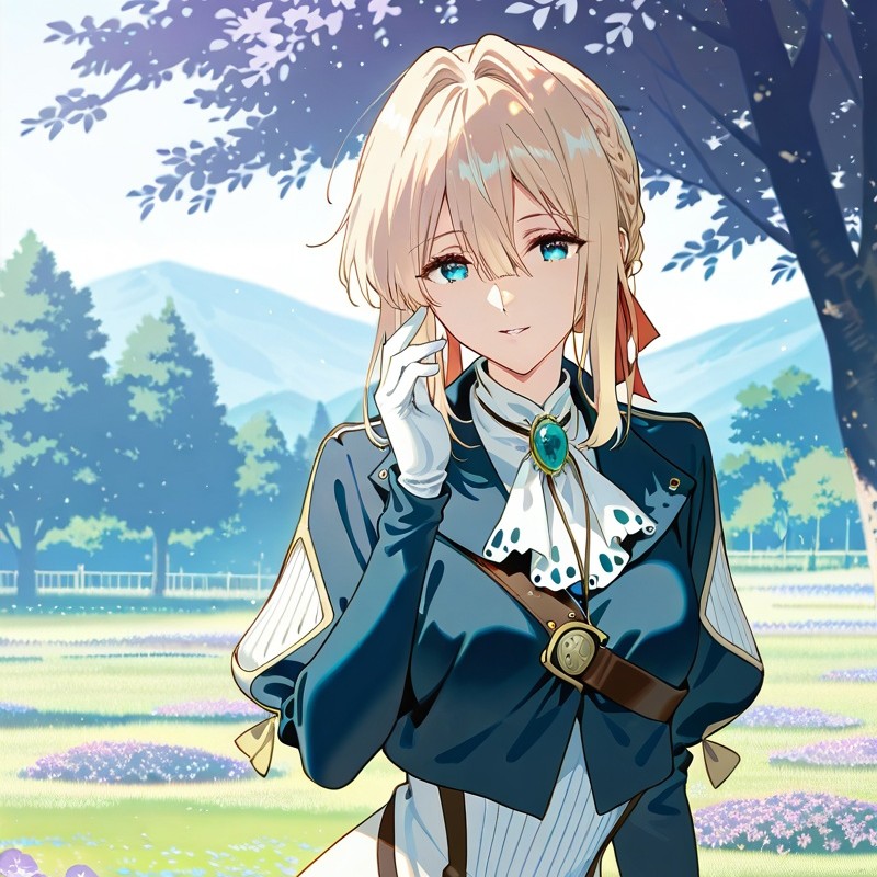 Chat with Violet Evergarden - Flipped.Chat - AI Character Chatbot